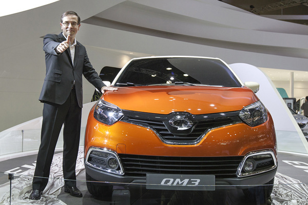 르노삼성차, 신개념 크로스오버 “QM3” 공개