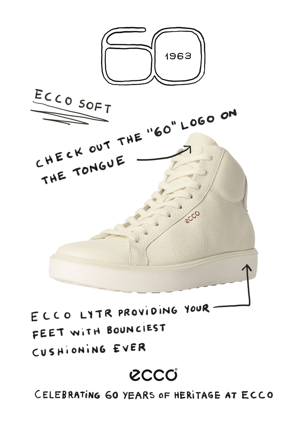 에코(ECCO), 60주년 기념 스페셜 에디션 출시