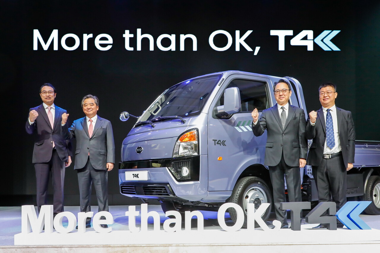 "포터EV·봉고EV 긴장해" BYD, 1톤 전기트럭 'T4K' 국내 상륙
