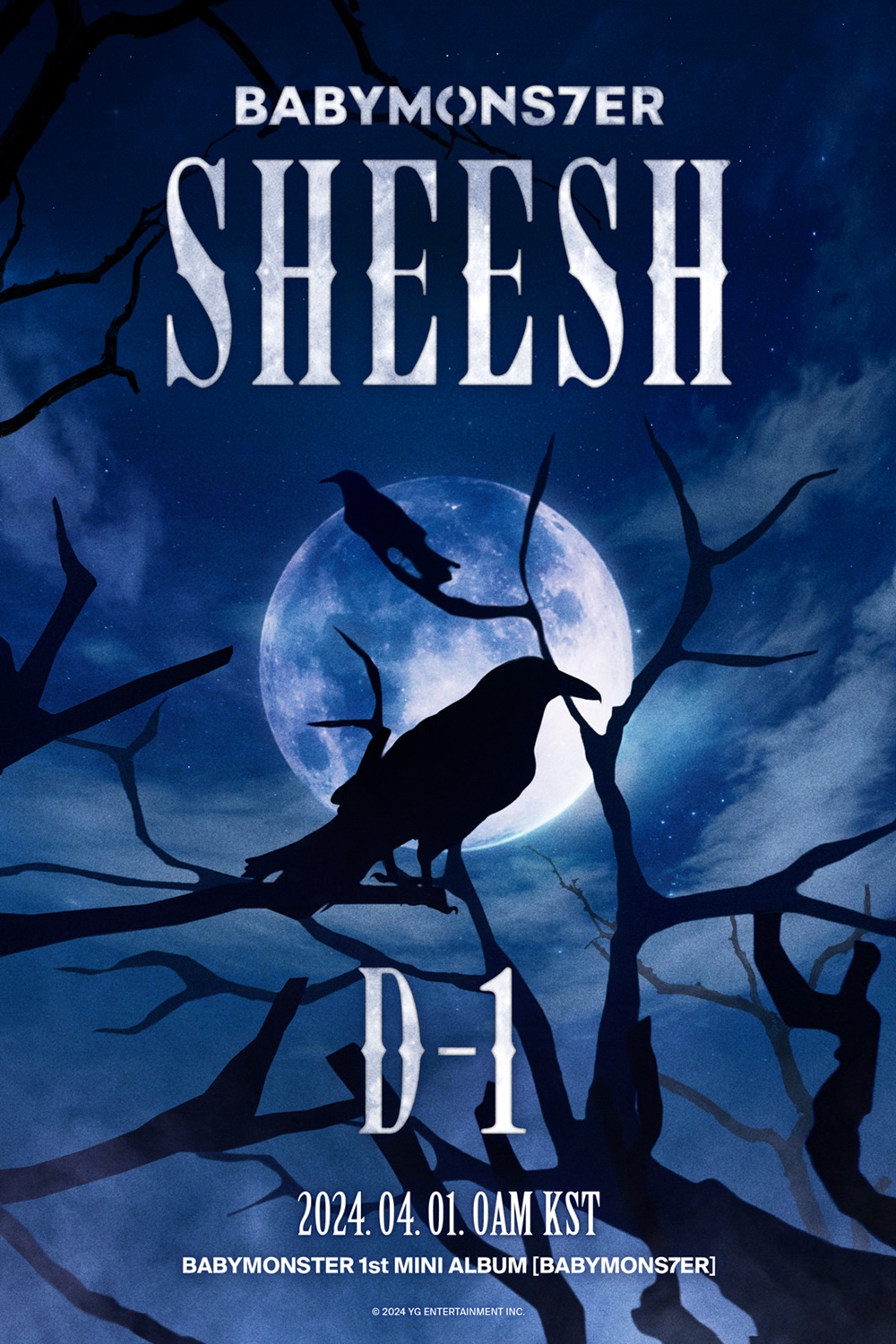 YG 베이비몬스터, 31일 밤 12시 공식 데뷔..완전체 시너지 'SHEESH'