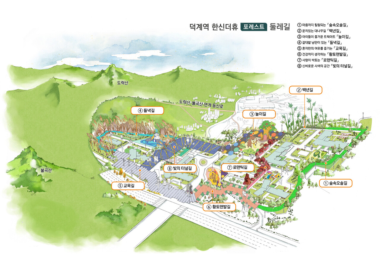한신공영, ‘덕계역 한신더휴 포레스트’ 차별화된 조경 특화 나선다