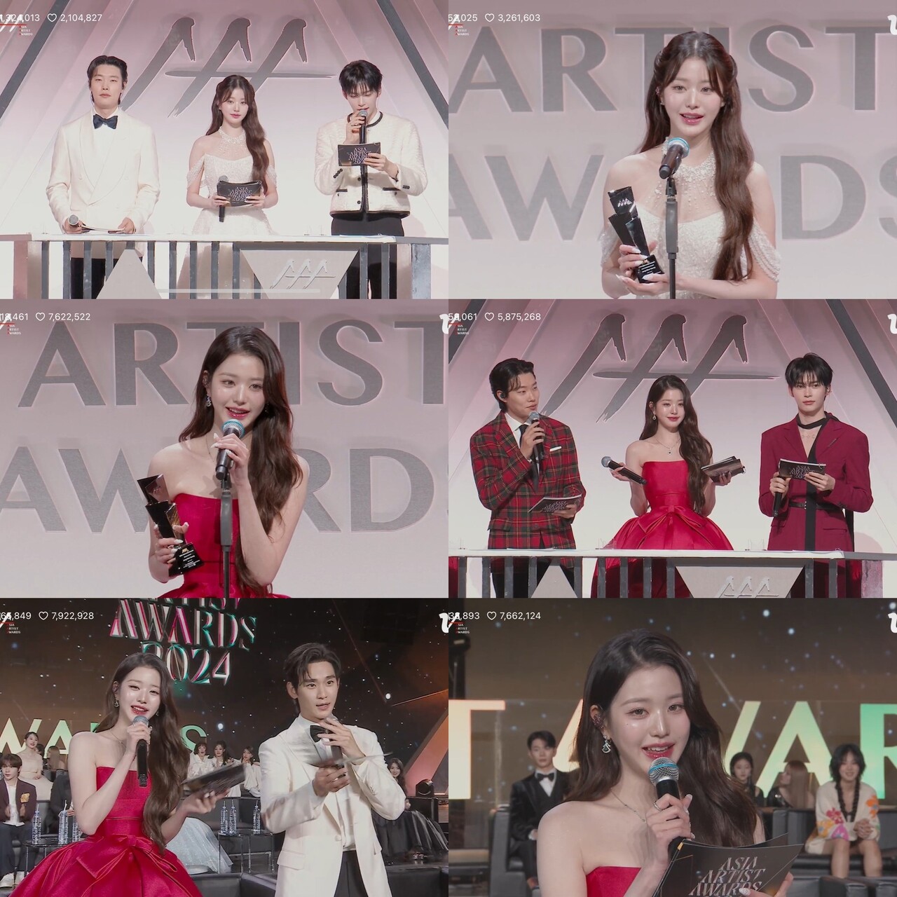 '4년 연속 MC' 아이브 장원영, 'AAA 2024'서 '퀸 오브 AAA' 수상